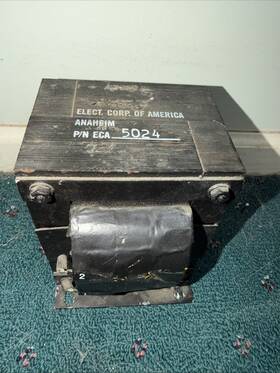 ECA 5024 Henry Ultra Plate Supply Resonant Choke